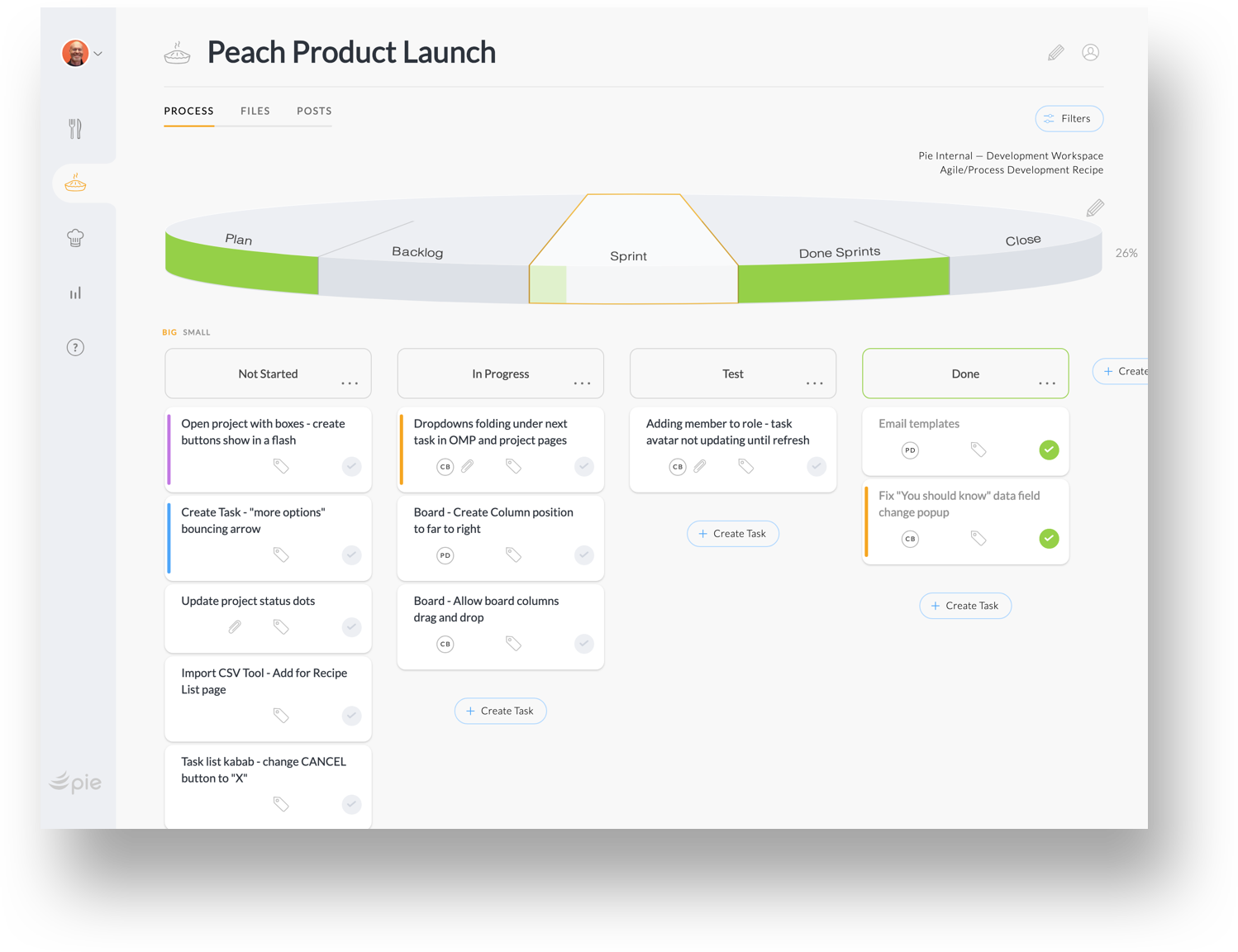 Visual Project Management Software for Better Project Results | Pie