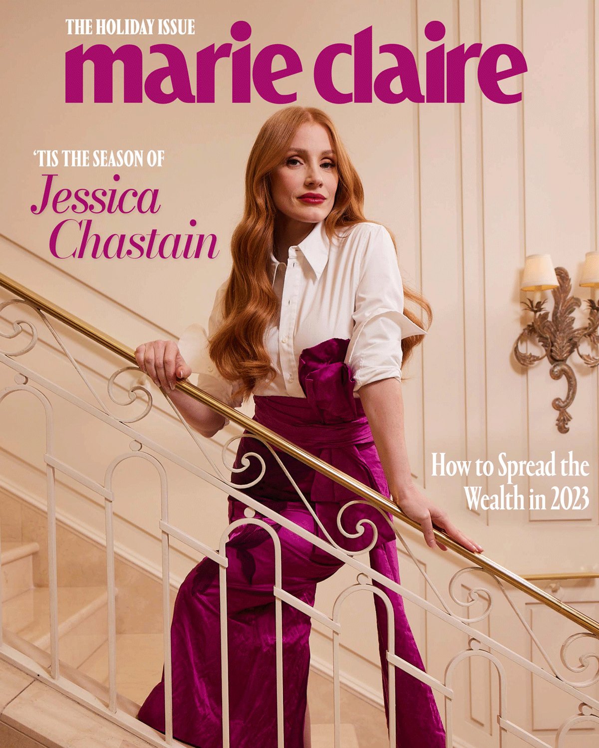 Jessica Chastain for Marie Claire — Jessica Chou