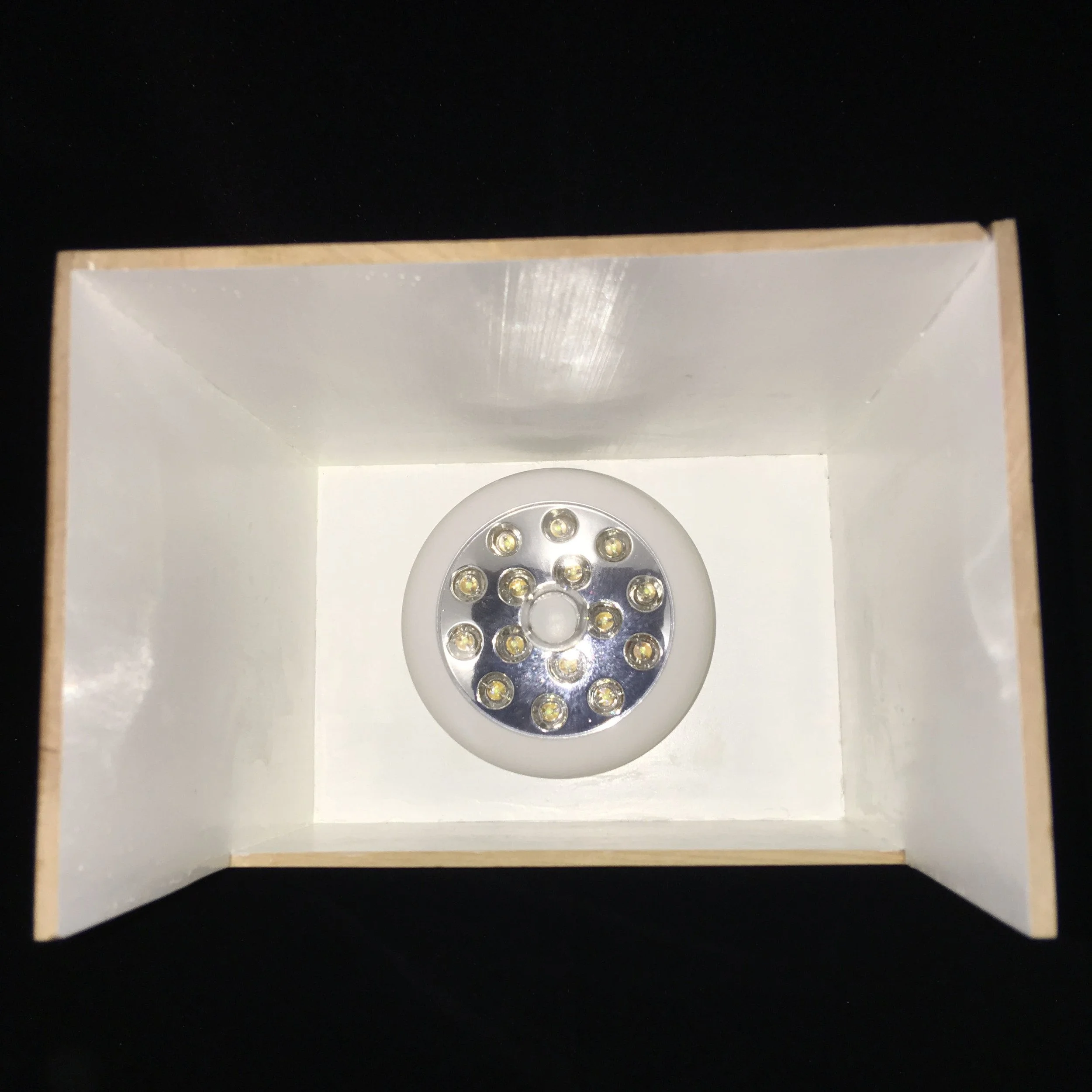 Lamp Box - wood with LED light — Blue Bonnet Studio