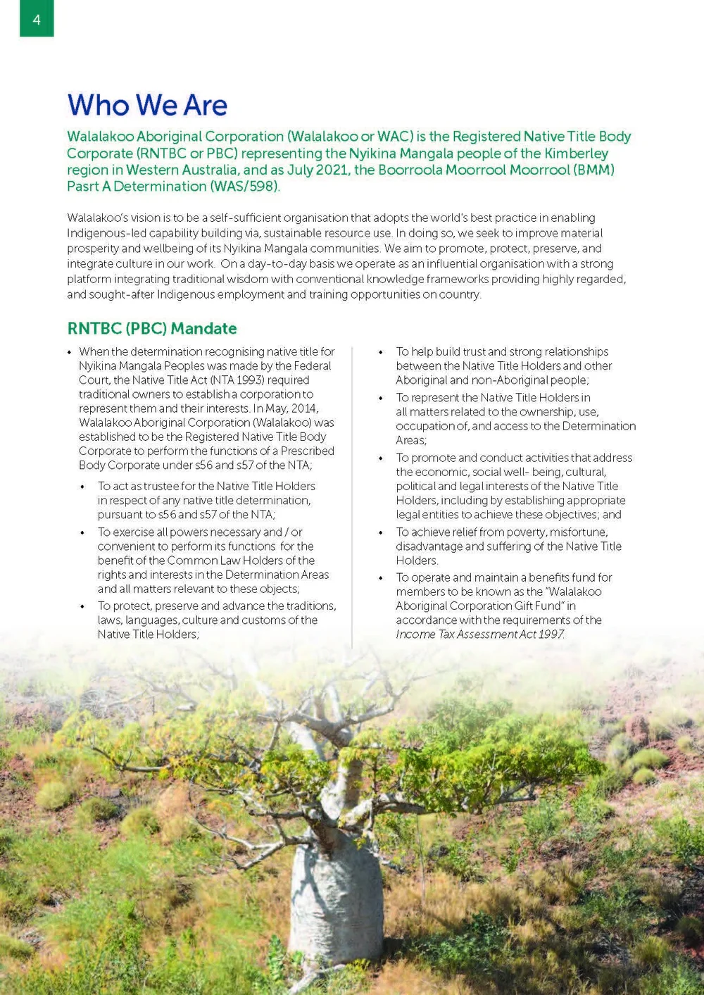 Annual Report 2021-2022 — Walalakoo Aboriginal Corporation RNTBC