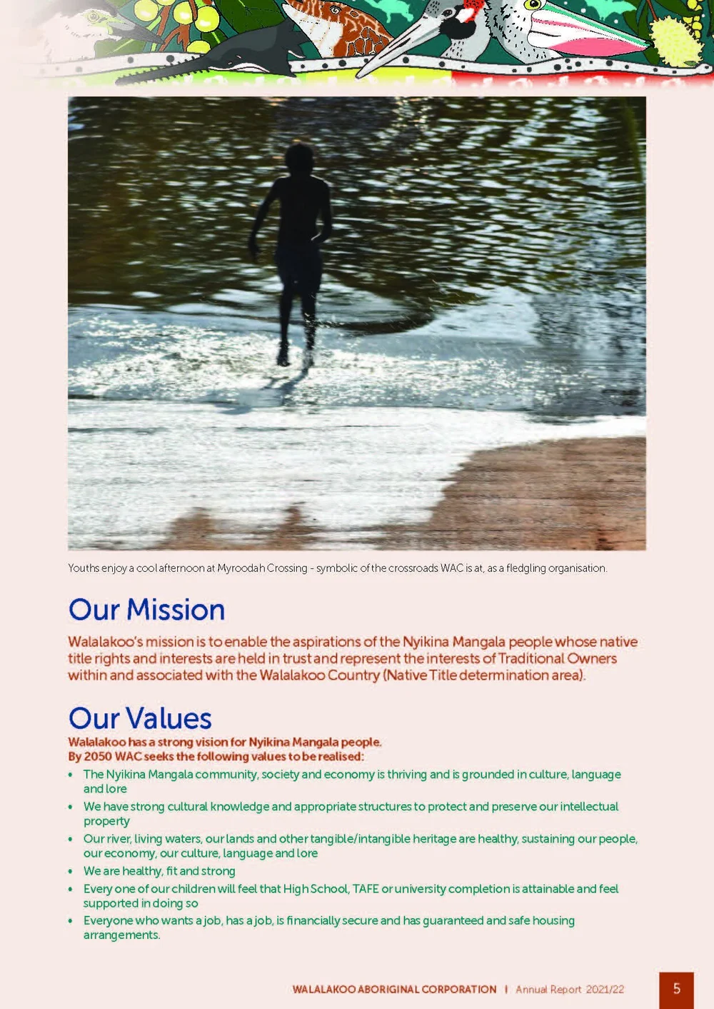 Annual Report 2021-2022 — Walalakoo Aboriginal Corporation RNTBC