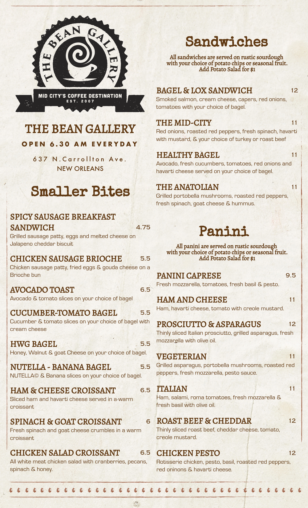 THE BEAN GALLERY