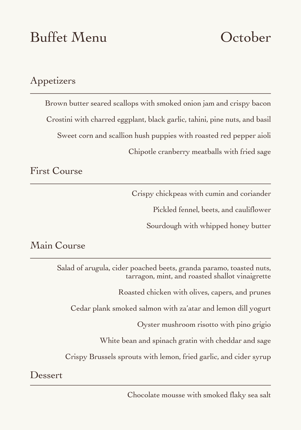 Wheelhouse -SAMPLE MENUS
