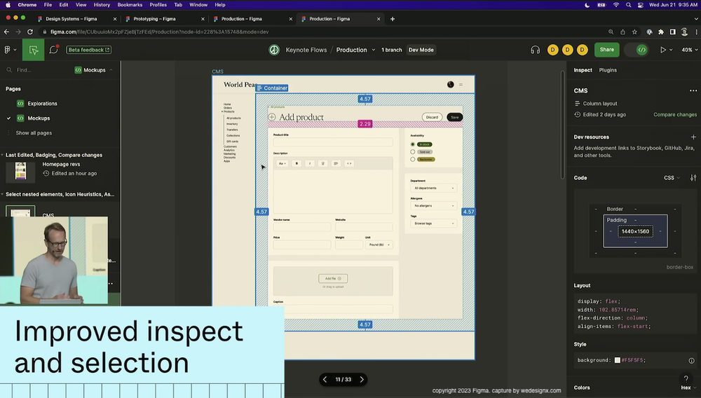 피그마 Config 2023 신기능 출시: Variables - Advanced Prototyping, DevMode — 위디엑스