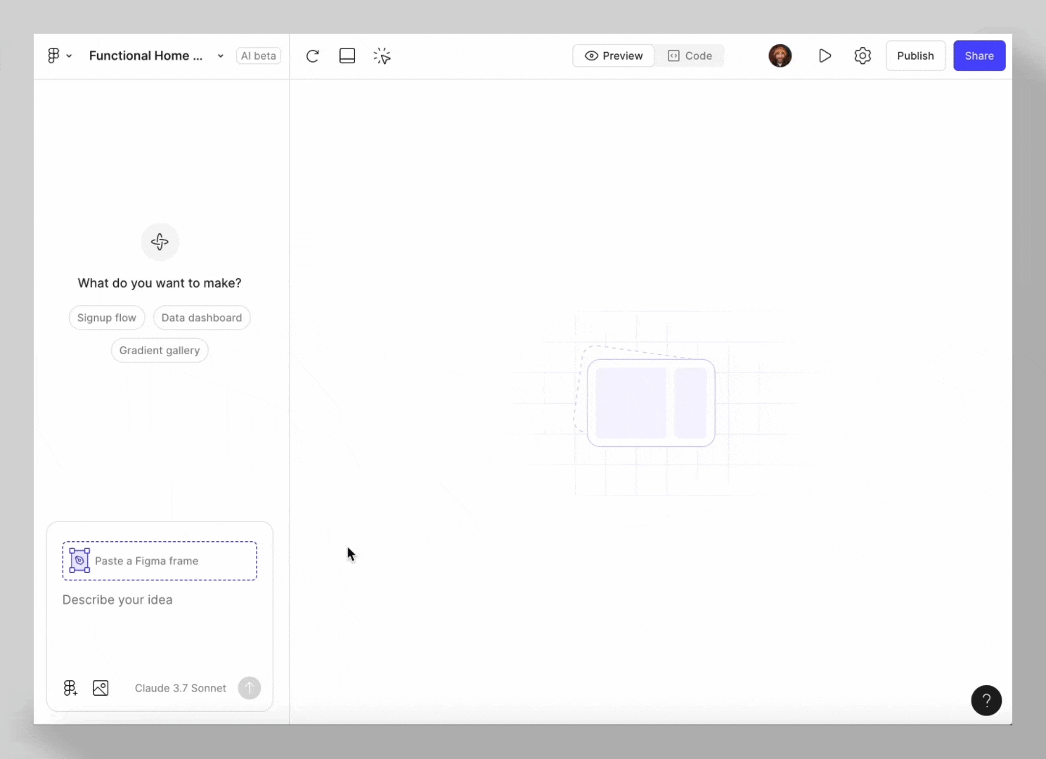 Config 2025 기능 업데이트 : 기능 이상의 도구, ‘Figma Make’의 등장 — 위디엑스