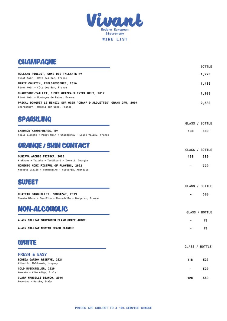 Vivant — TWINS KITCHEN