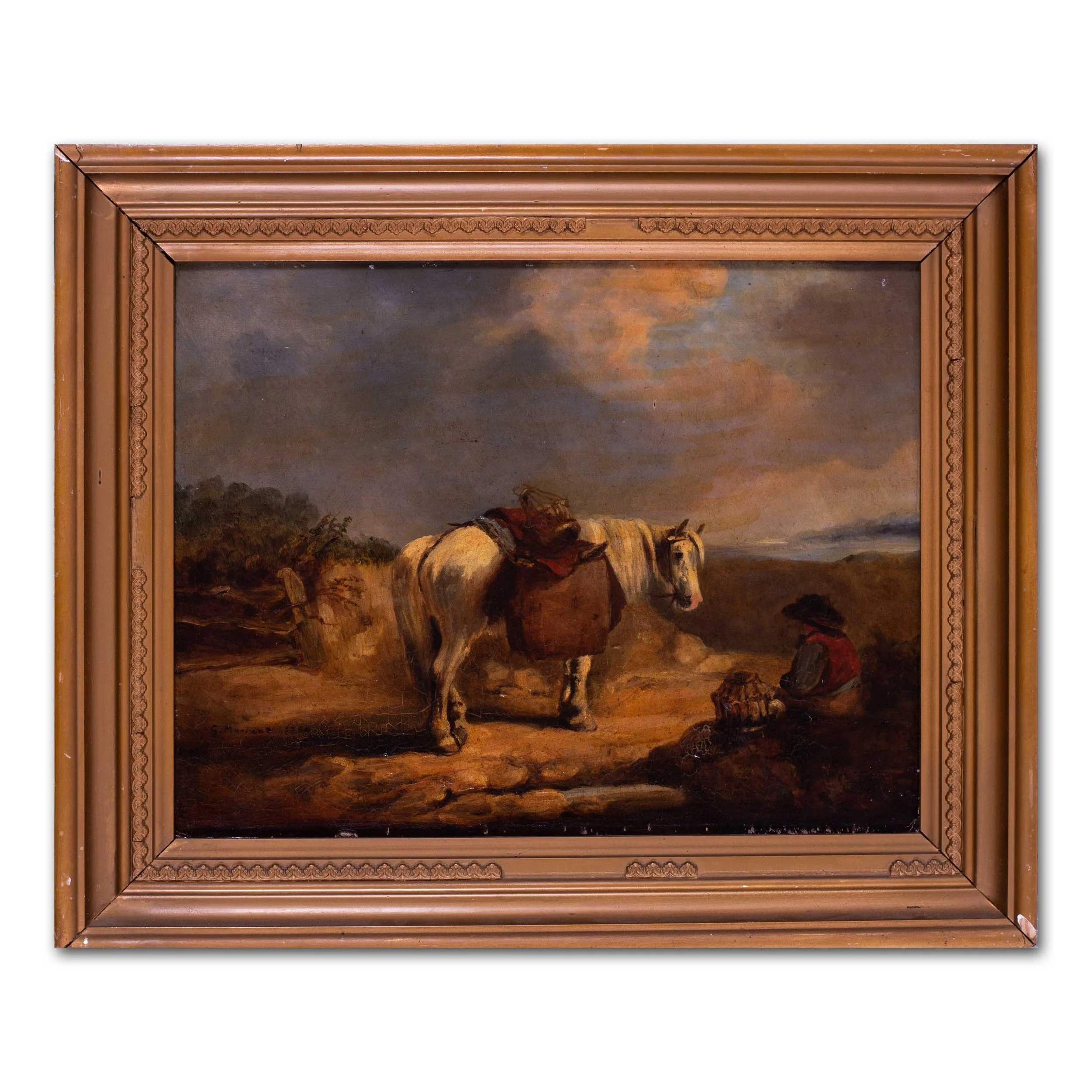 Alexandre Jacques Chantron, 'Baigneuses au bord de la riviere' — Ottocento