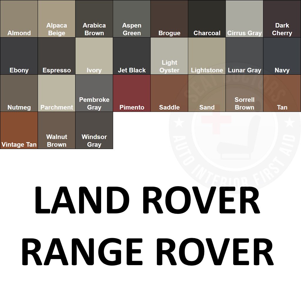 Land Rover Range Rover Leather Dye — Seat Doctors