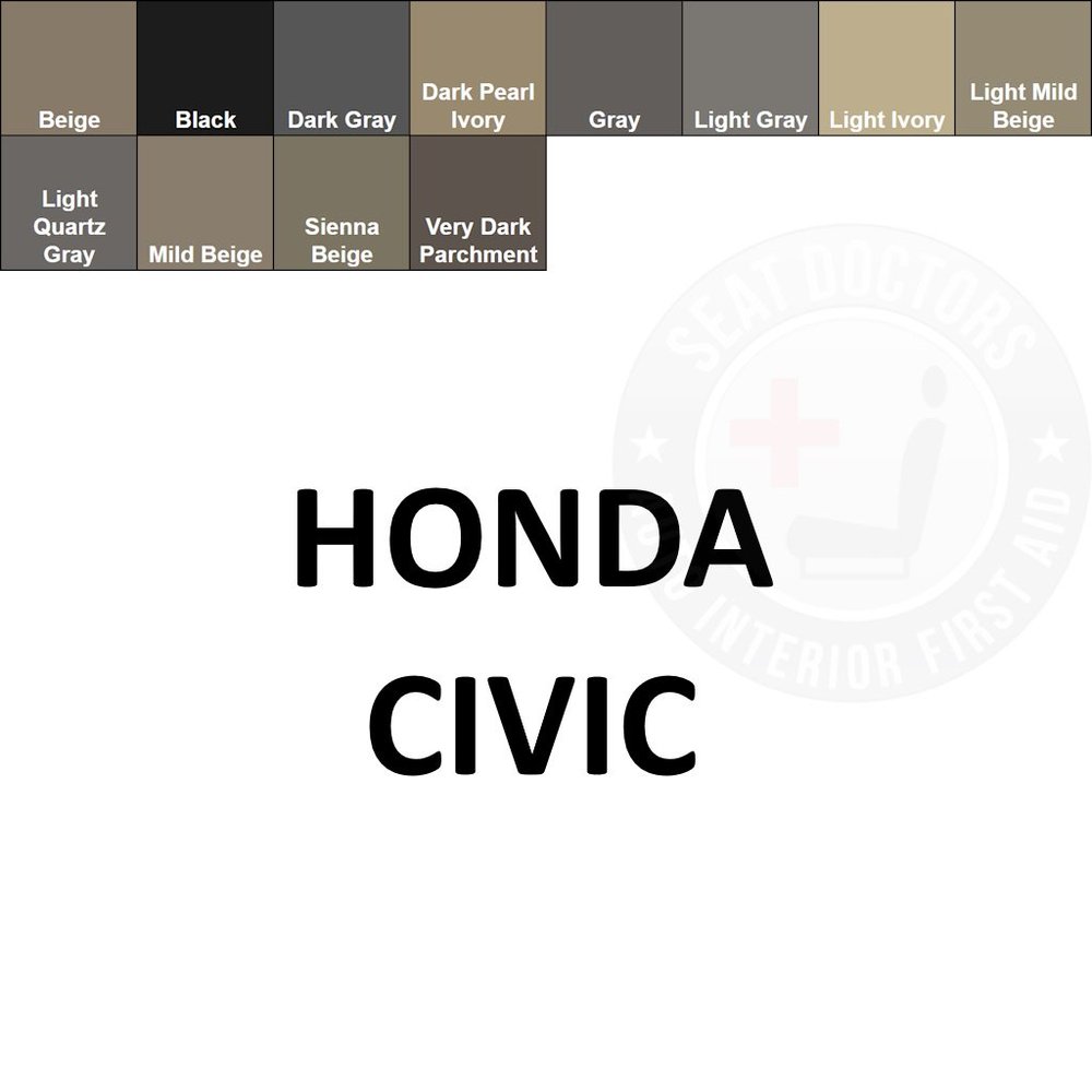 Honda Civic Colour Chart