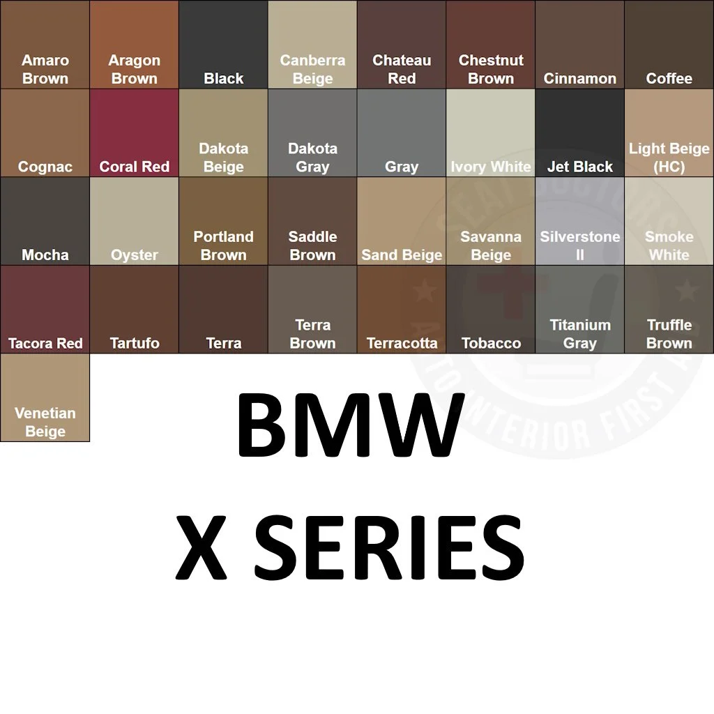 BMW X Series Leather Dye — Seat Doctors