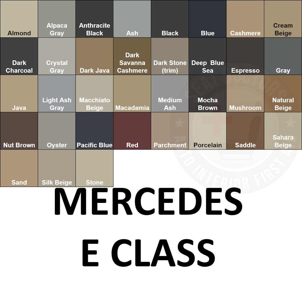 Mercedes Benz E Class Leather Dye — Seat Doctors