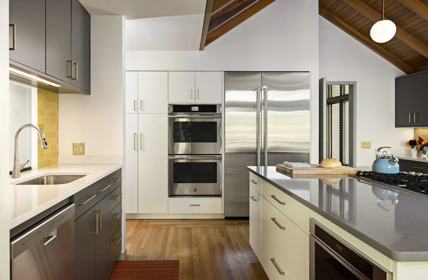 Ann Arbor Mid-Century Modern Kitchen With a View | Forward Design Build Remodel