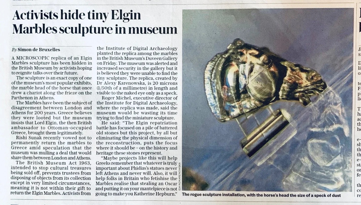 Elgin Marbles — The Institute for Digital Archaeology