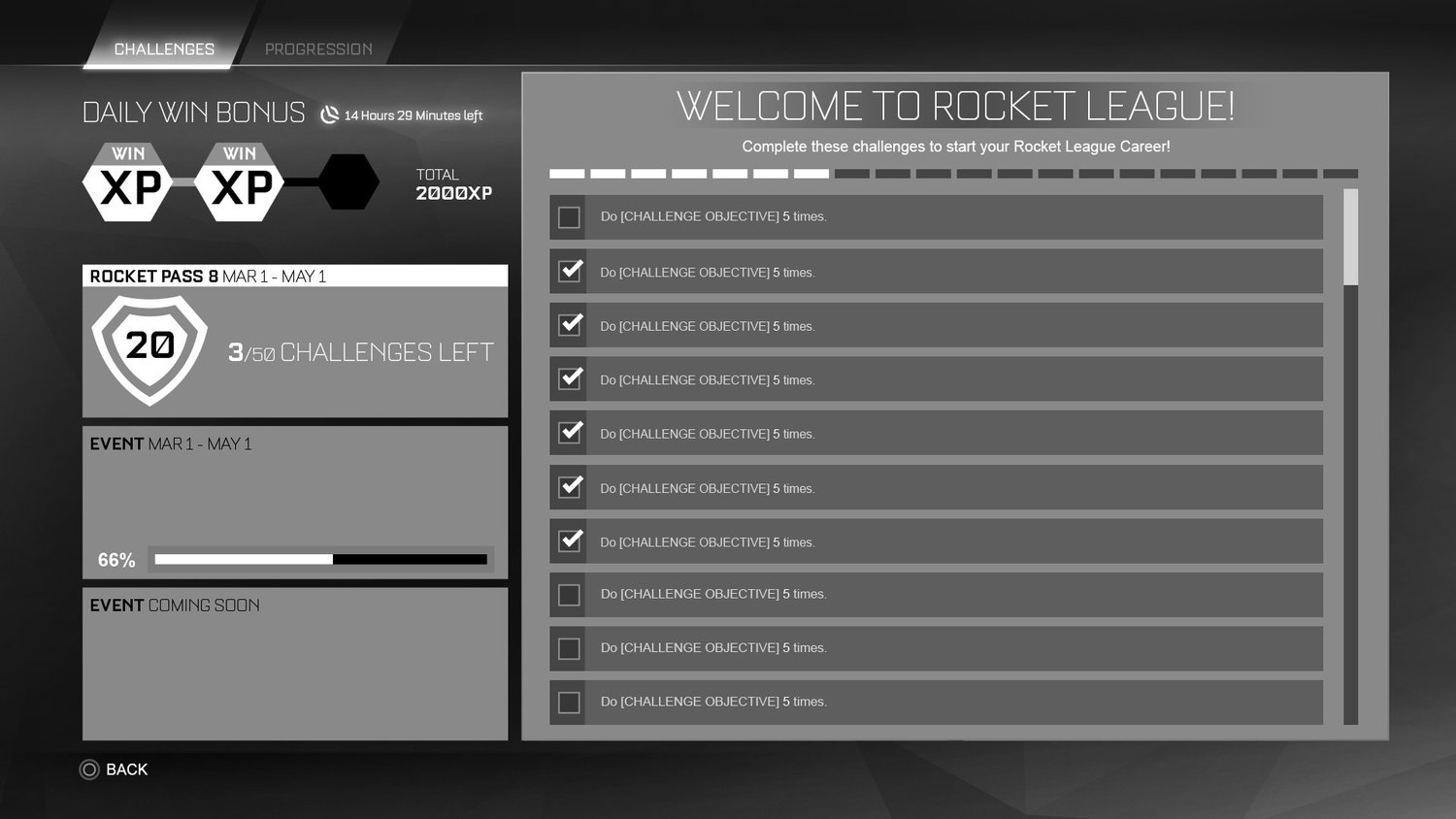Rocket League UI Art & UX Design (2016-2020) — Noah Watkins