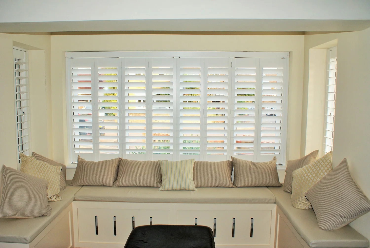 Enhance a Bay Window with Plantation Shutters | The ShutterShack