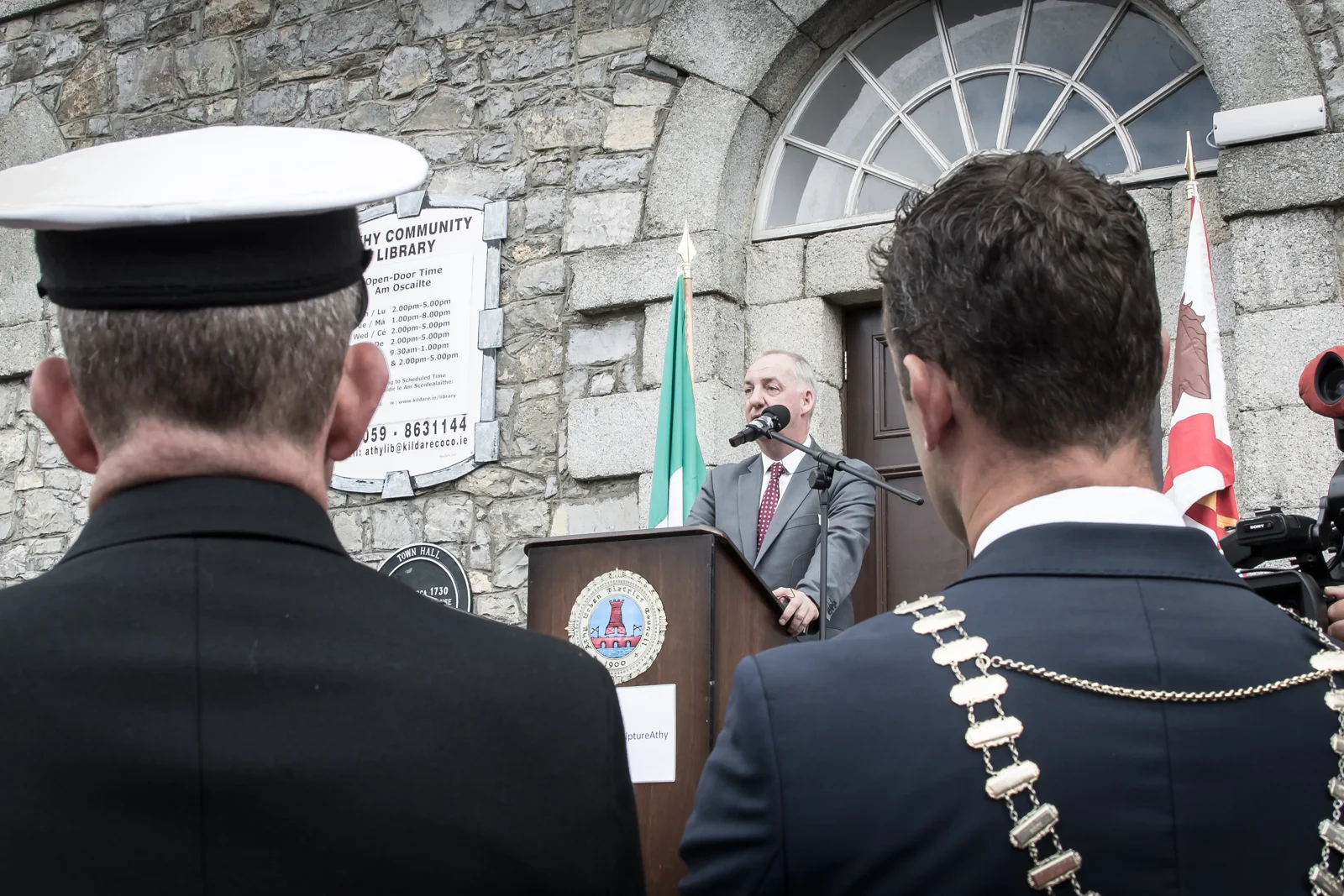 Shackleton unveiling — Mark Richards FRSS