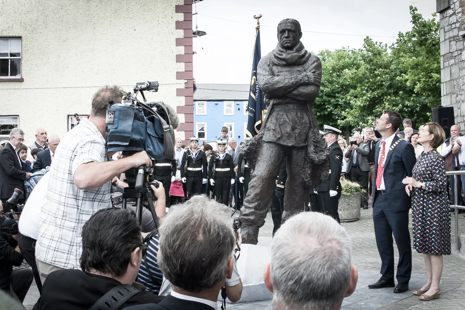 Shackleton unveiling — Mark Richards FRSS