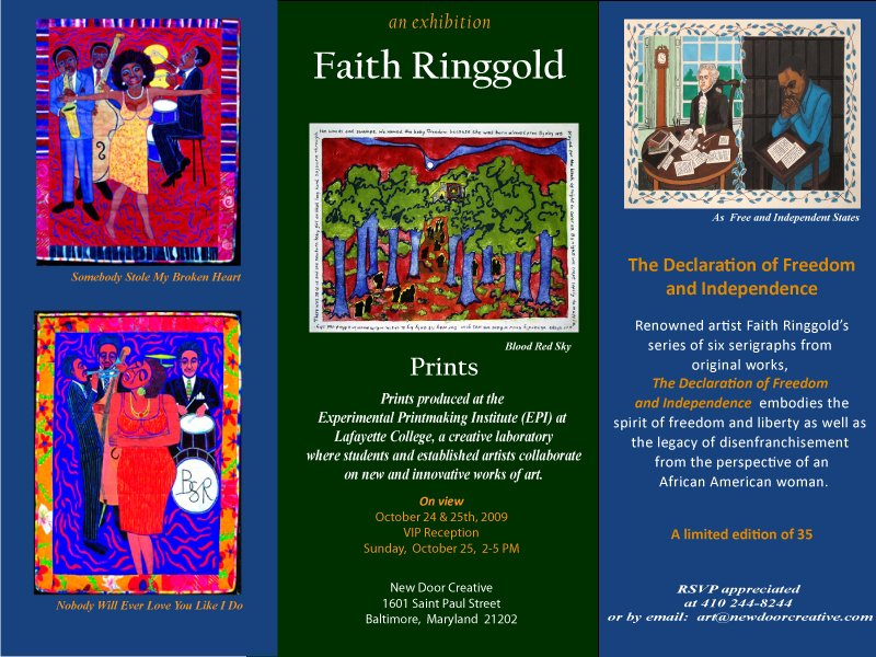 Faith Ringgold — New Door Creative