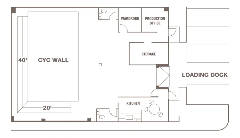Full-Size Cyc Wall Studio — Gilbert Creative