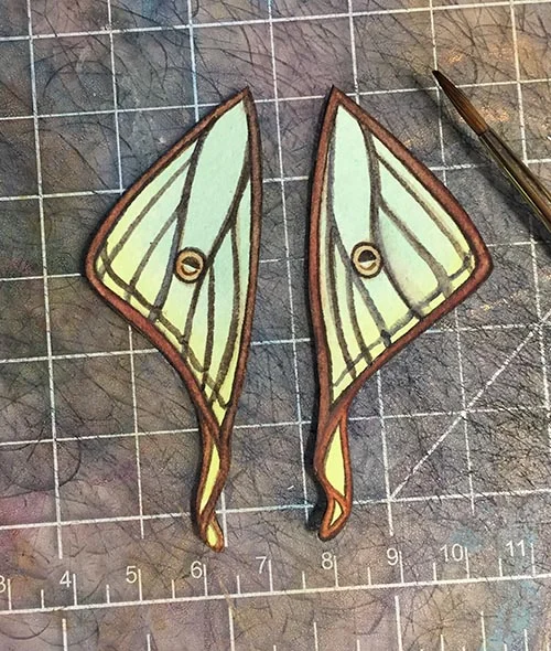 Paper Moth Tutorial — K. A. K. Lecky Illustration