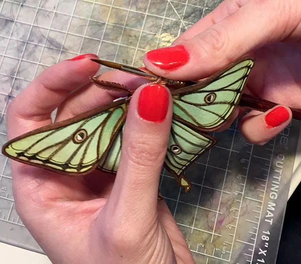 Paper Moth Tutorial — K. A. K. Lecky Illustration