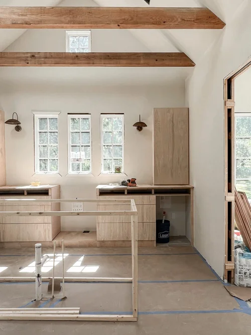 Extra Tall Kitchen Counters — The Tiny Canal Cottage