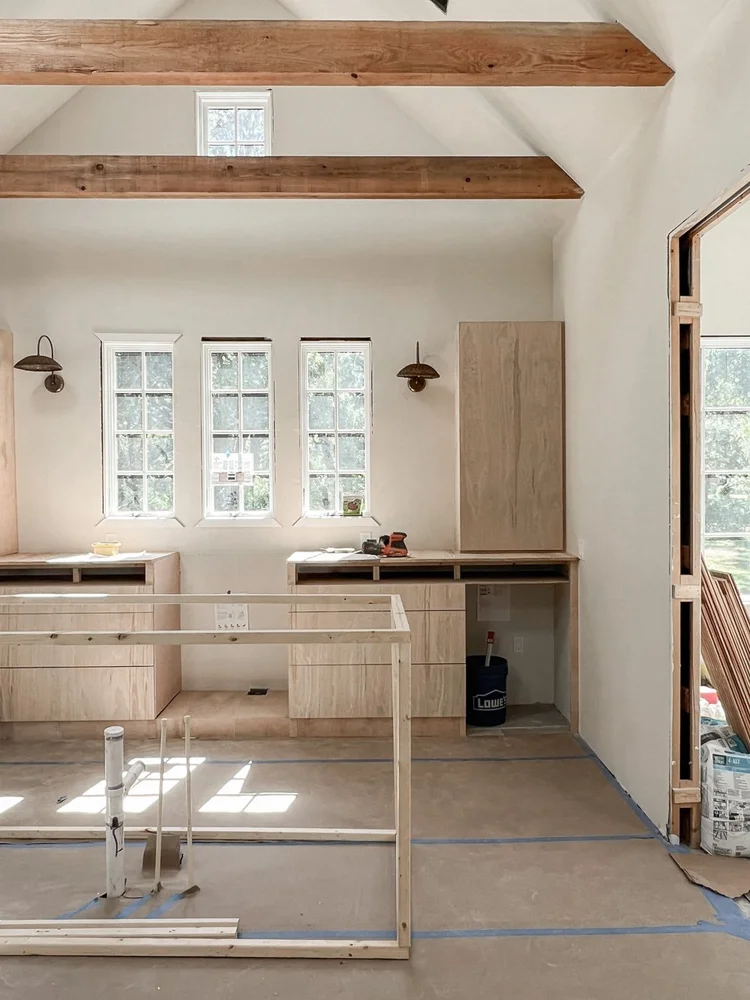 Extra Tall Kitchen Counters — The Tiny Canal Cottage