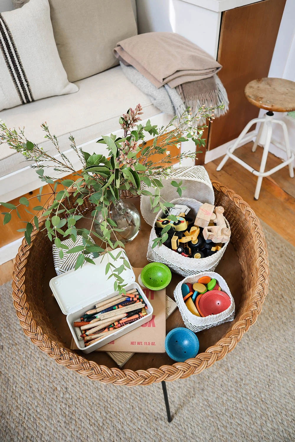 Corralling and Concealing Toys in a Small Space — The Tiny Canal Cottage