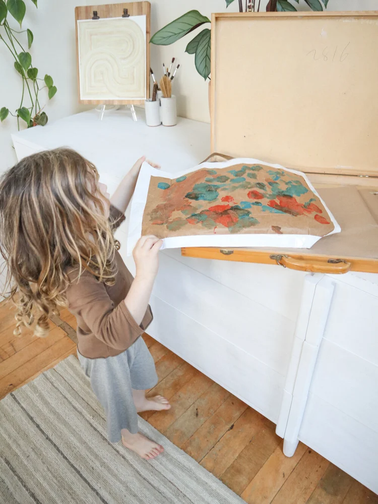 Displaying & Storing Children’s Art in a Small Space — The Tiny Canal ...