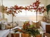 A Living, Over-the-Table Display of Fall Foliage for a Festive Occasion ...