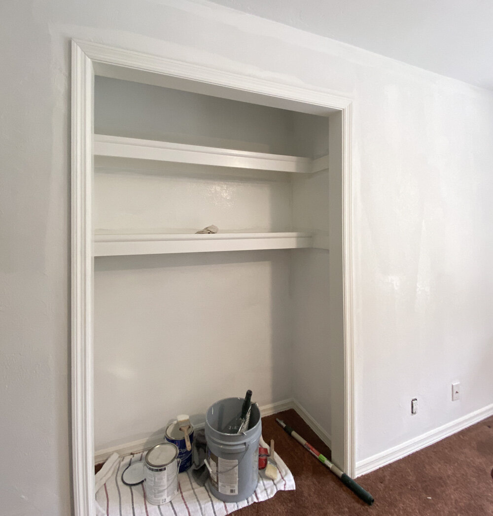 Before + After: Wallpaper Hack - How We Hid a Textured Wall — The Tiny ...