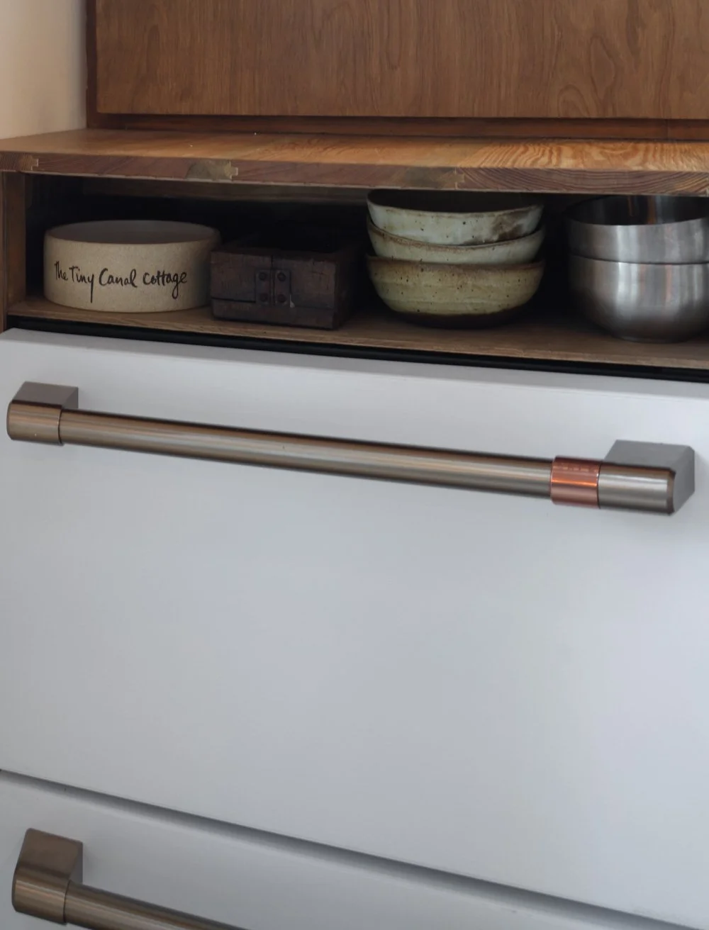 Extra Tall Kitchen Counters — The Tiny Canal Cottage