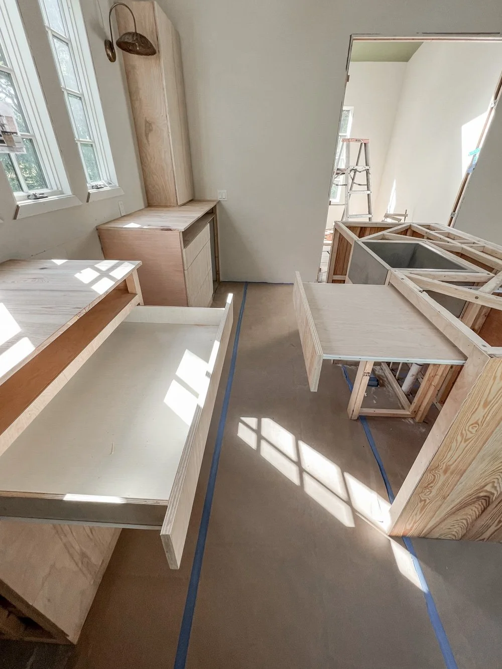 Extra Tall Kitchen Counters — The Tiny Canal Cottage