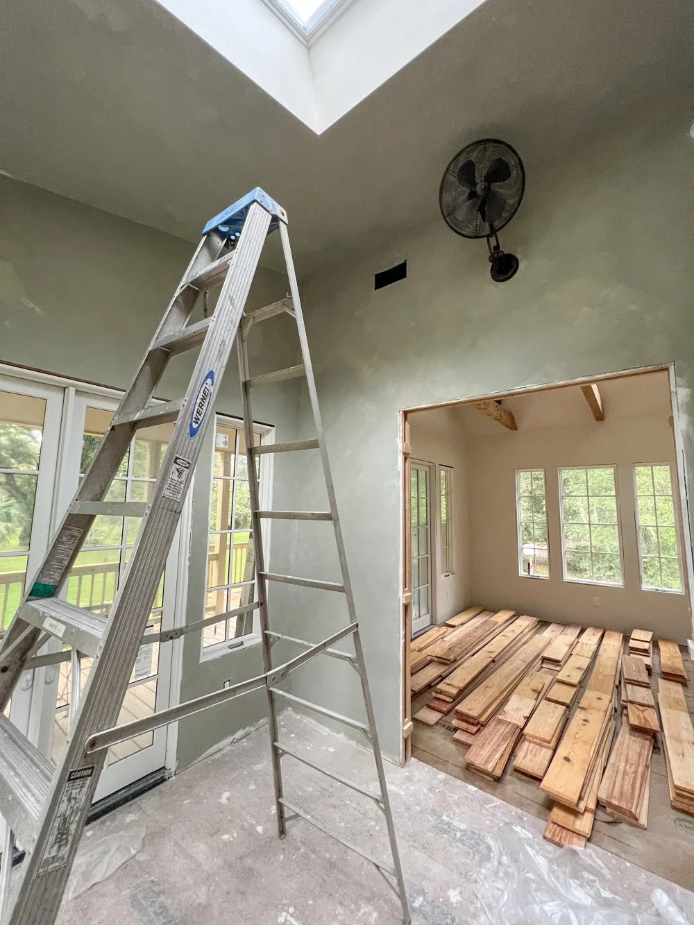 Lime Painting the Cottage Walls — The Tiny Canal Cottage