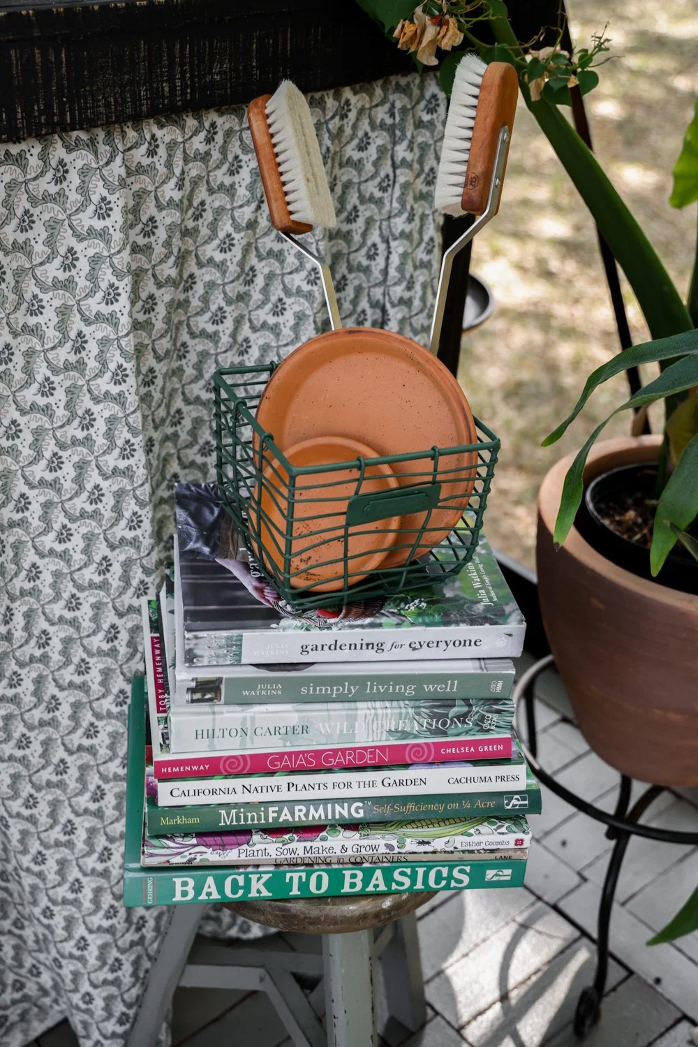 Biophilic Design: The Greenhouse Office (Brick Floor Update) — The Tiny ...