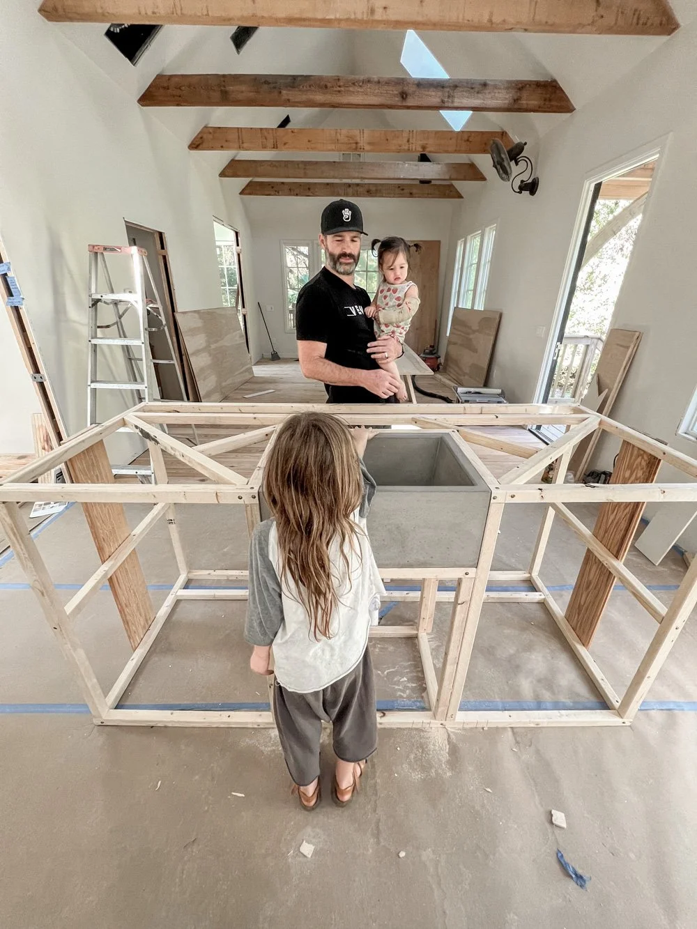 Extra Tall Kitchen Counters — The Tiny Canal Cottage