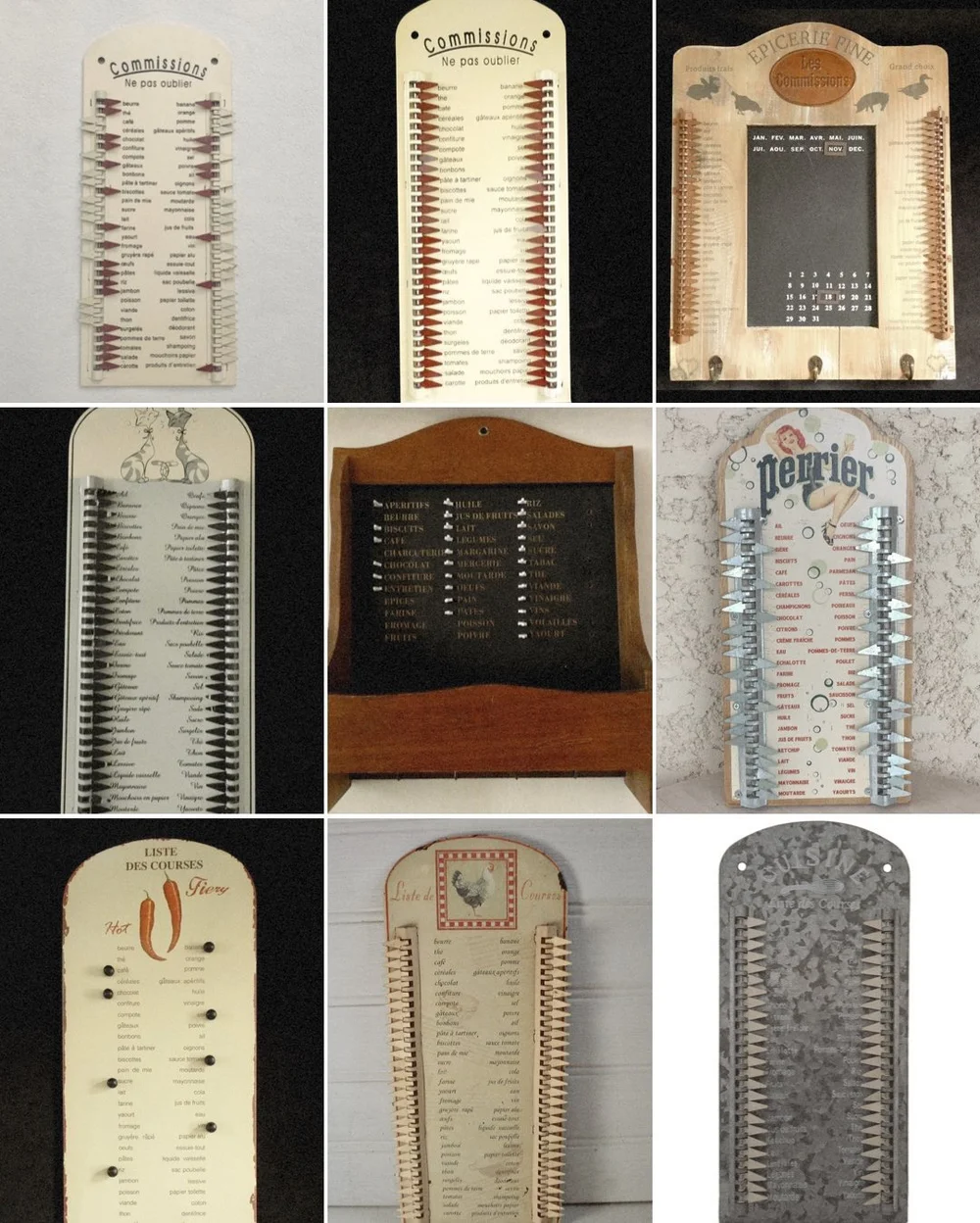 Vintage French Reusable Shopping List — The Tiny Canal Cottage