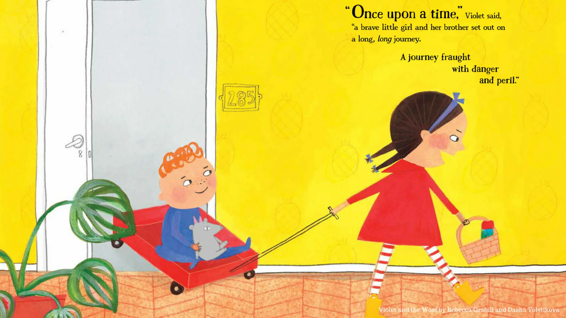 Free Violet and the Woof Picture Book Wallpapers! — Rebecca Grabill