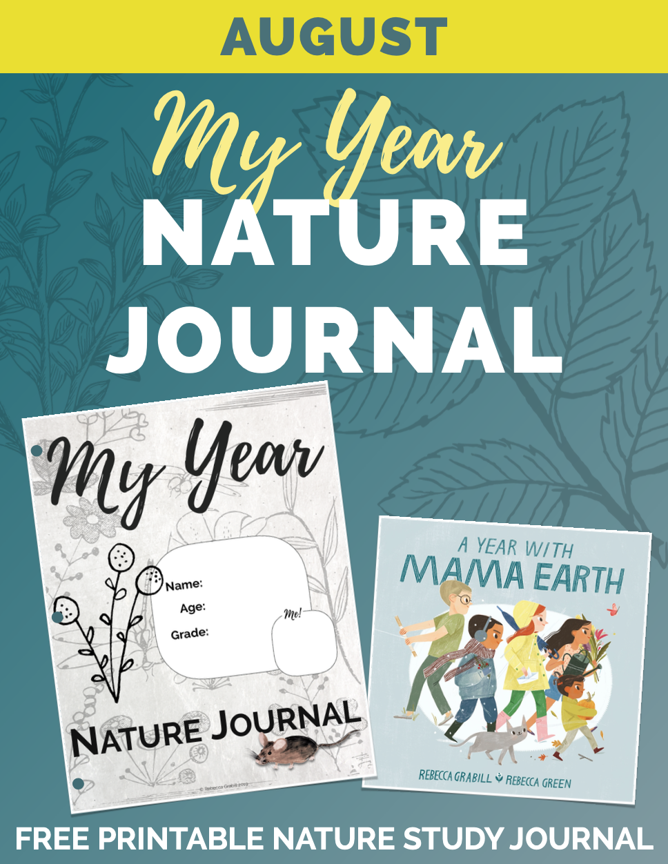 An Amazing August with the My Year Nature Journal — Rebecca Grabill