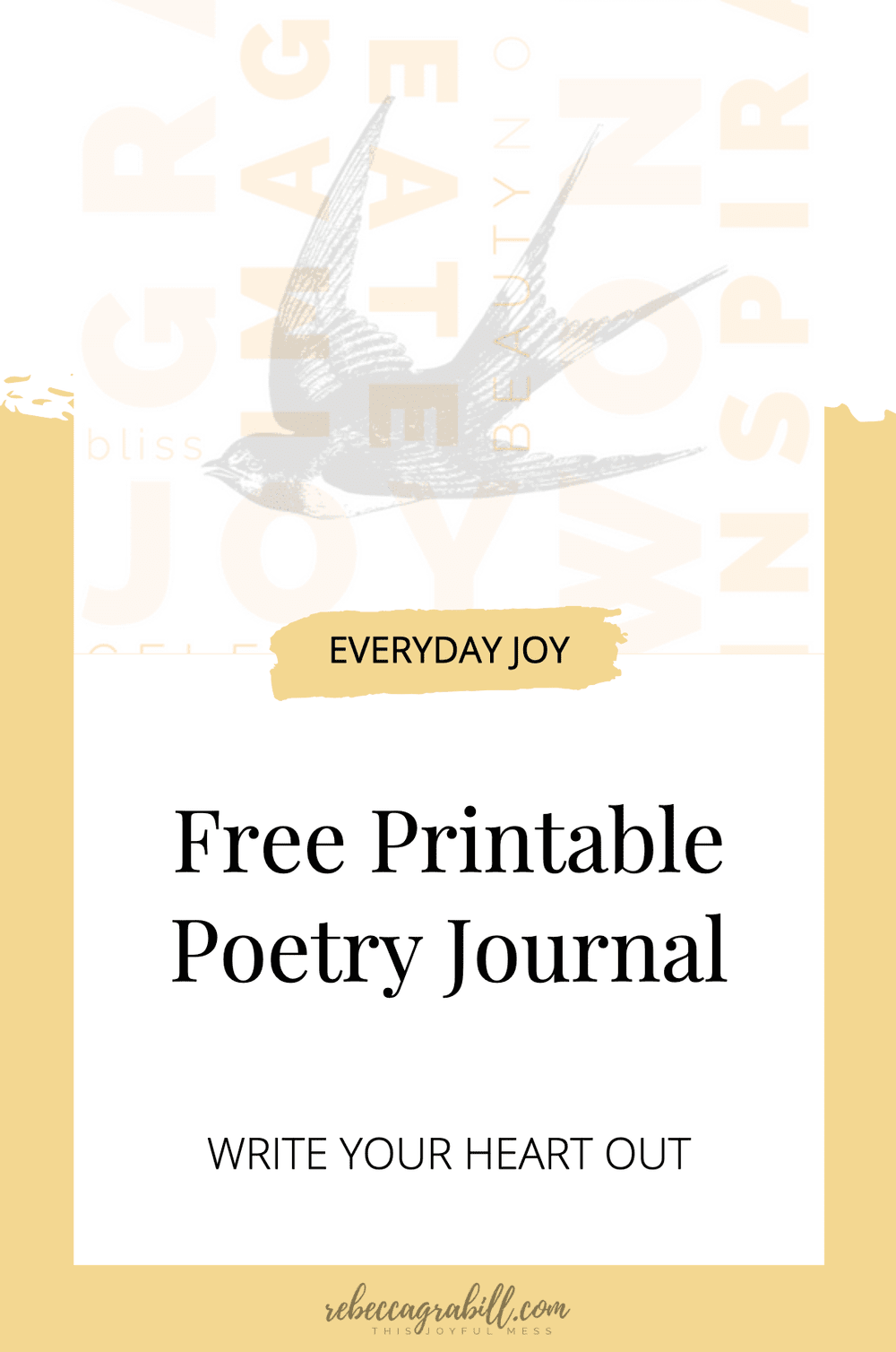 Be Inspired with the Poetry Journal Project: A Printable Journal of ...