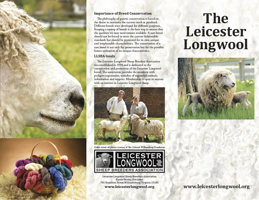 Download Brochure — Leicester Longwool Sheep Breeders Association