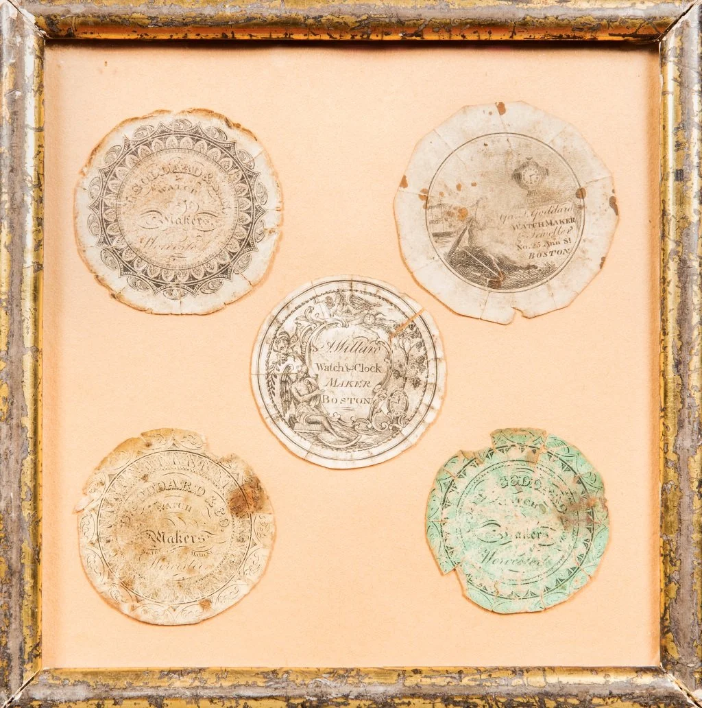 Watch Papers, 1780-1830s, Massachusetts — Willard House & Clock Museum