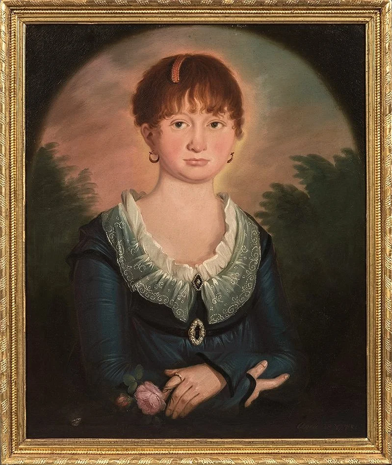 Portraits of Aaron and Nancy Willard by John R. Penniman, 1804 ...