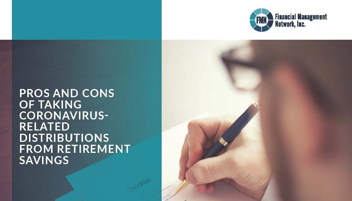 Title: Pros and Cons of Taking Coronavirus-Related Distributions from ...