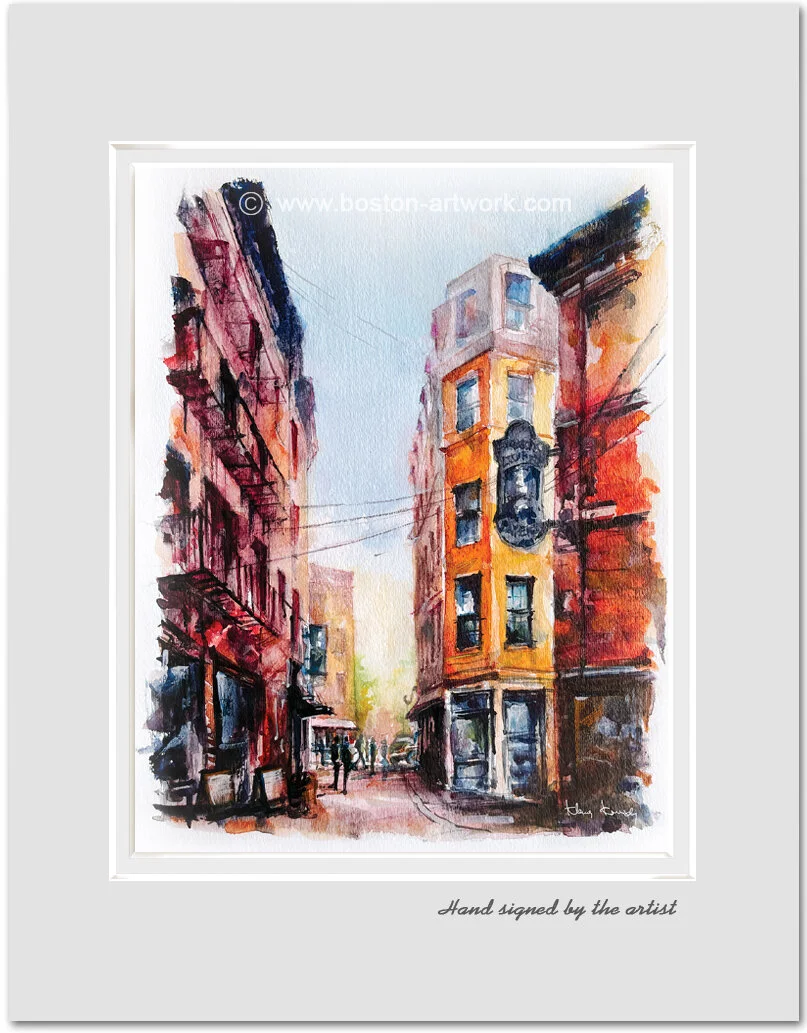 BOSTON ARTWORK —ART PRINTS boston artwork- boston prints for sale