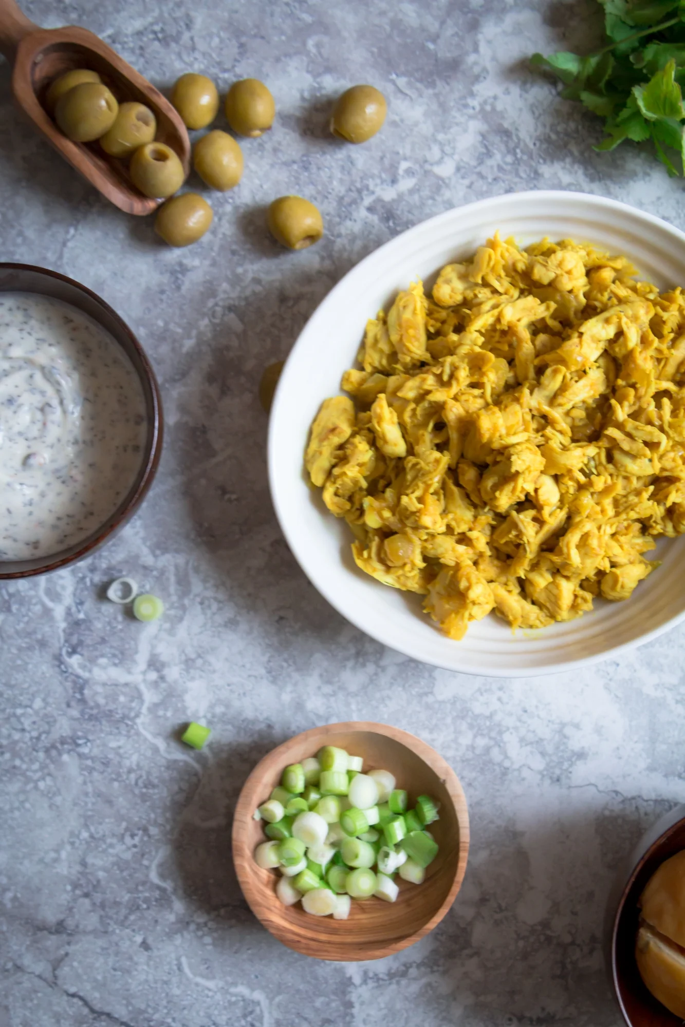 Batbout + Quick Chicken Tagine Filling — My Moroccan Food