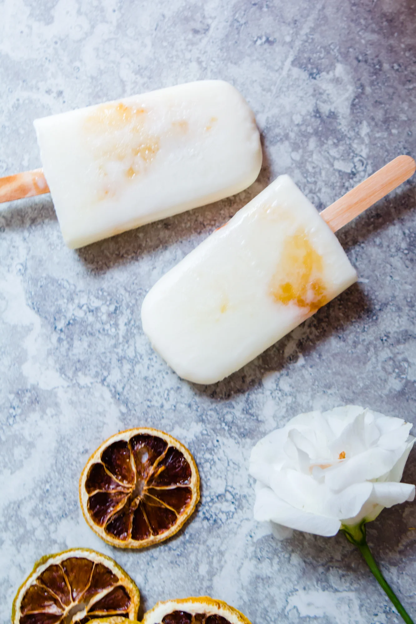 FroYo Orange Blossom Lemonade Popsicles — My Moroccan Food