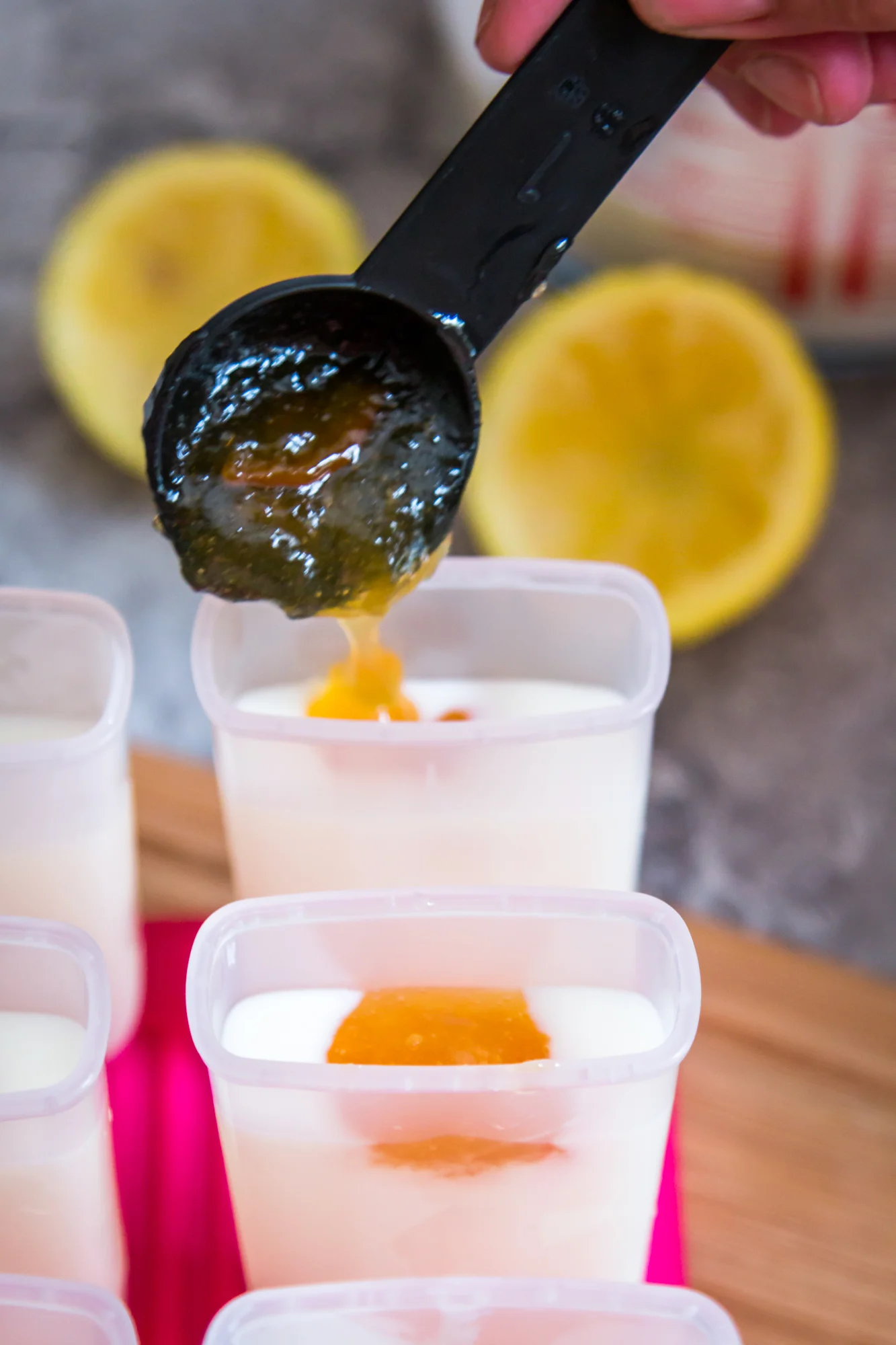 FroYo Orange Blossom Lemonade Popsicles — My Moroccan Food