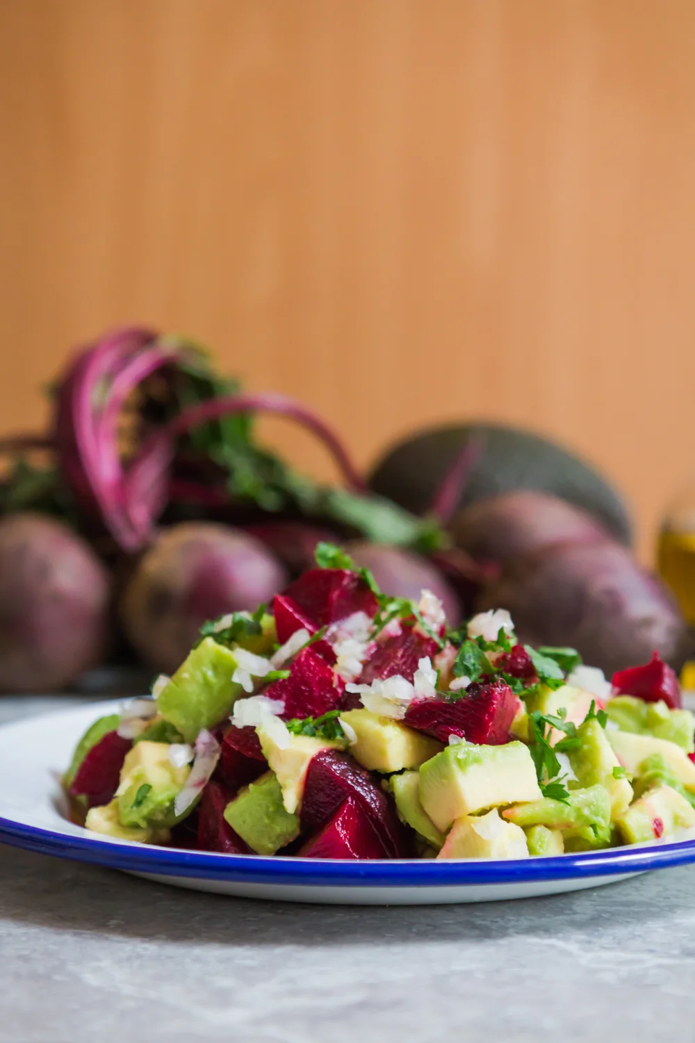 Beetroot Salad with Chopped Avocado — My Moroccan Food