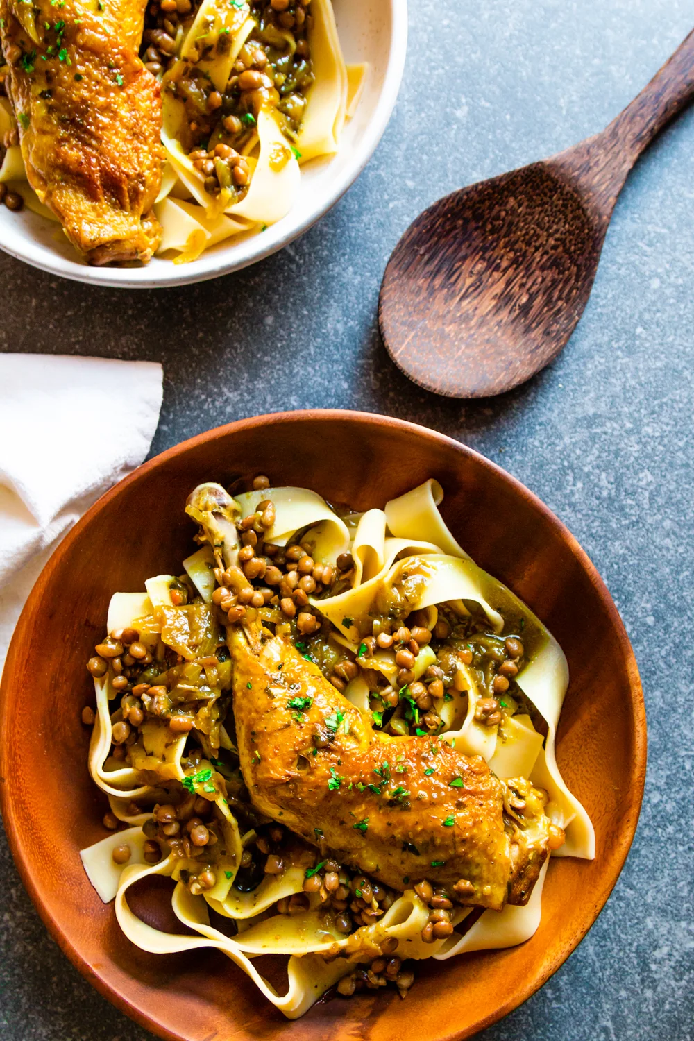 Rfissa Express – Fragrant chicken and lentils with papardelle — My ...